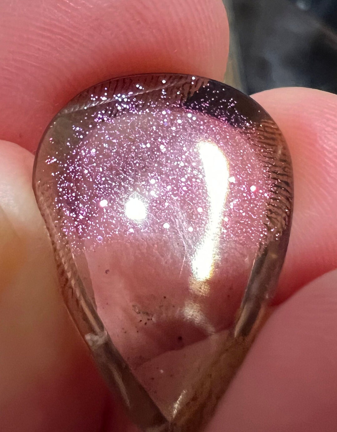 See Video! Pink Fire Quartz With Rare Covellite Inclusions From Brazil ...