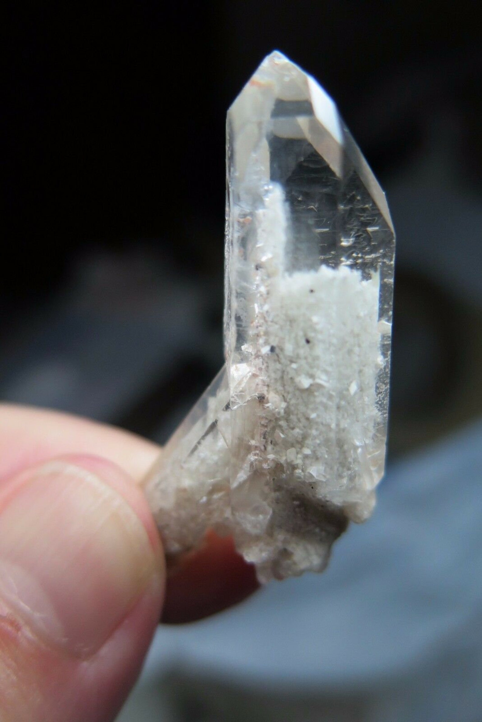 White Mineral Inclusions in Garden Natural Quartz Point - Etsy