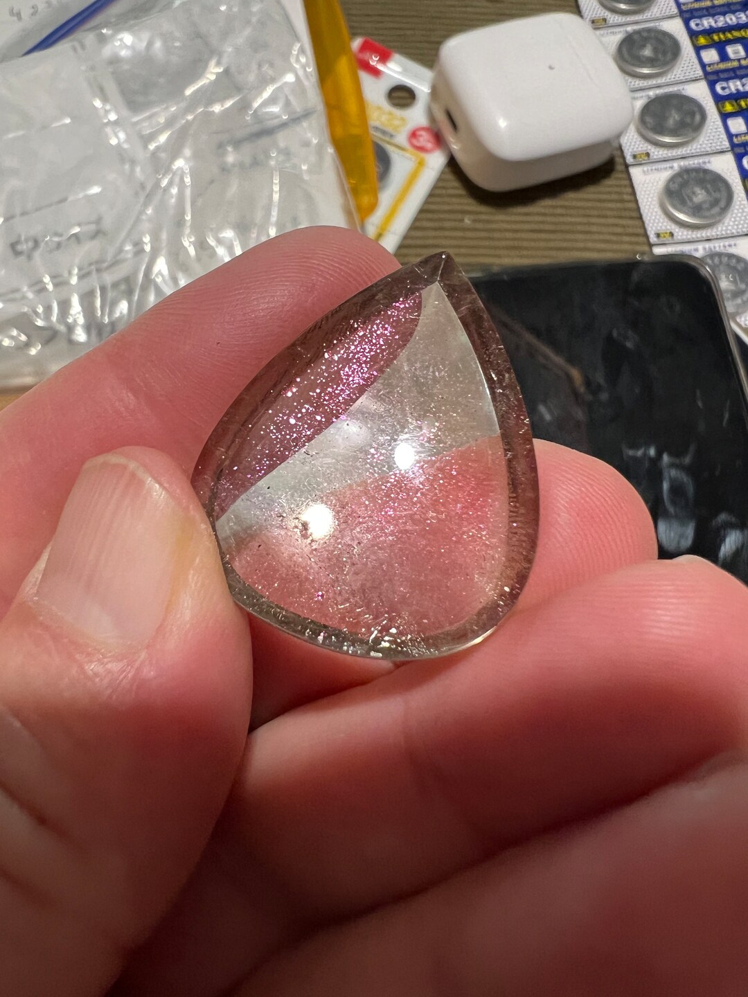 See Video Pink Fire Quartz With Rare Covellite Inclusions - Etsy