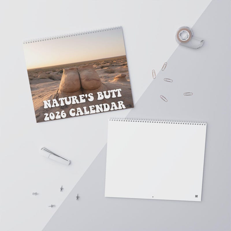 Butt Calendar - Etsy