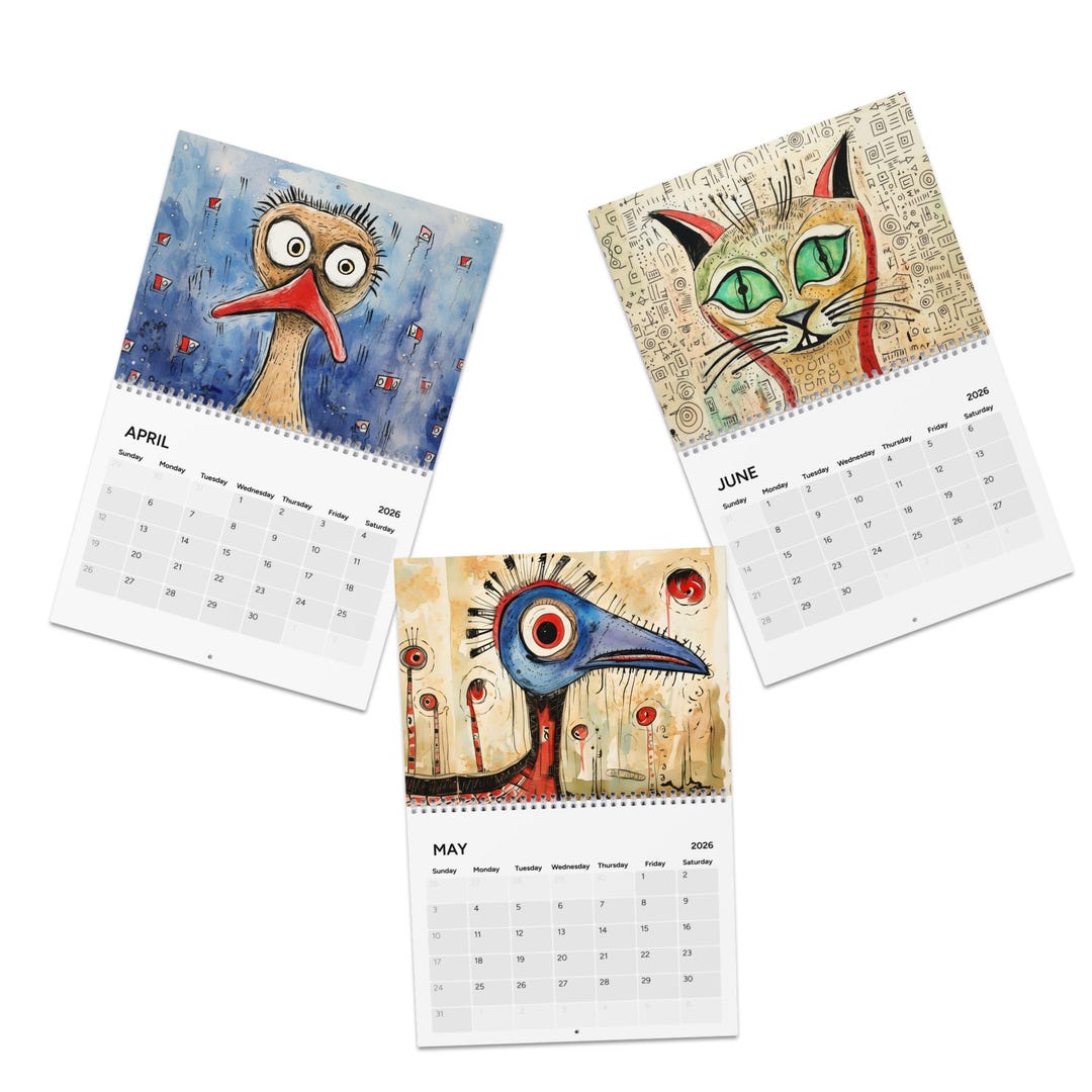 Weird Animals 2026 Calendar, Funny Strange Animal Art Calendar, Bizarre ...