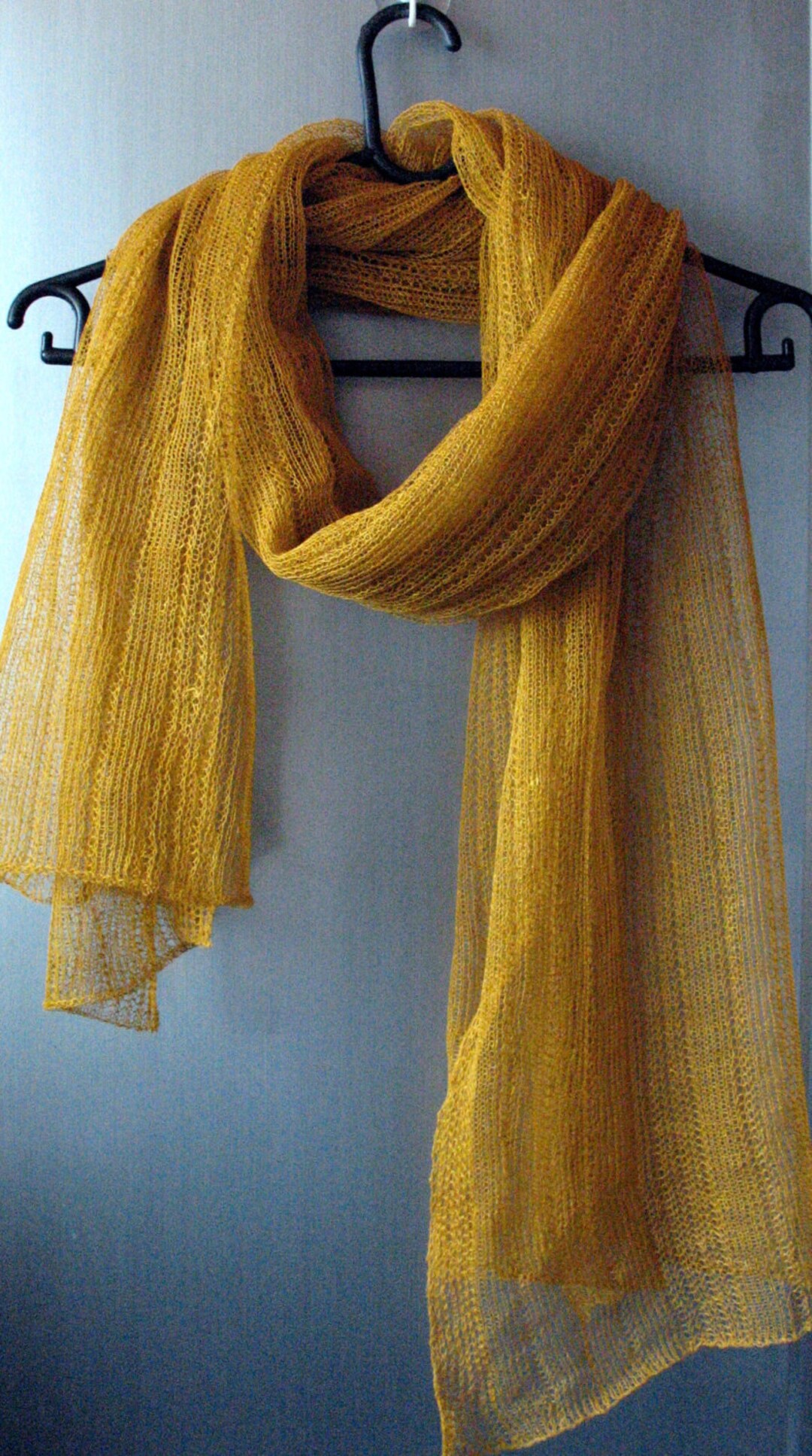 Mustard Linen Scarf Shawl Wrap Stole - Etsy