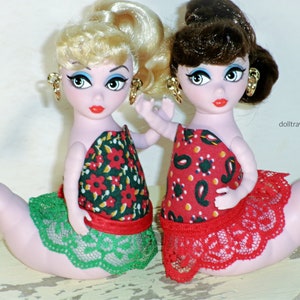 Handmade Doll Clothes for 4.5 Larvie, Teenage Fashion Maggot, Set of ...