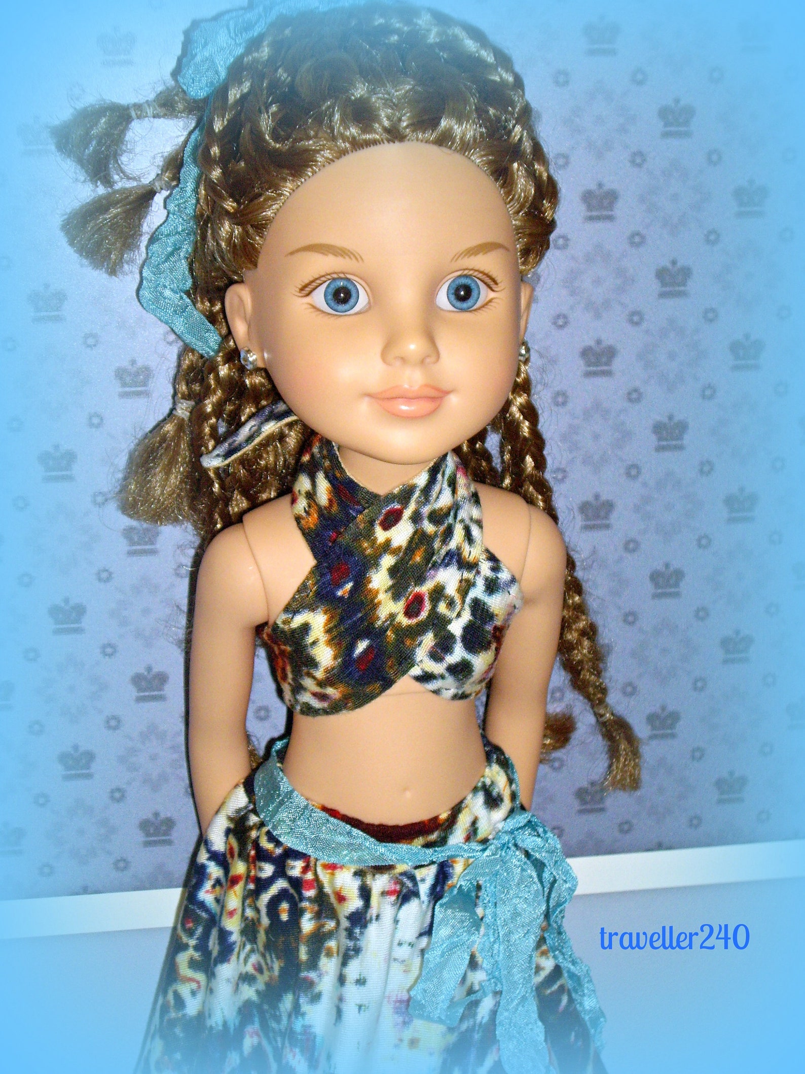 BFC Ink Doll Clothes, High Low Maxi Skirt and Top for Best Friends ...