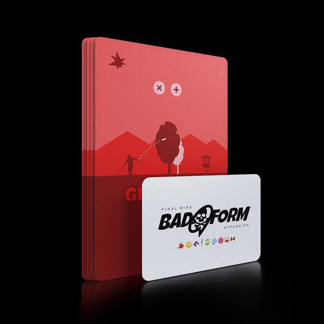 Final Nine : A Disc Golf Card Game / BAD FORM EXPANSION / 1-4 Players ...