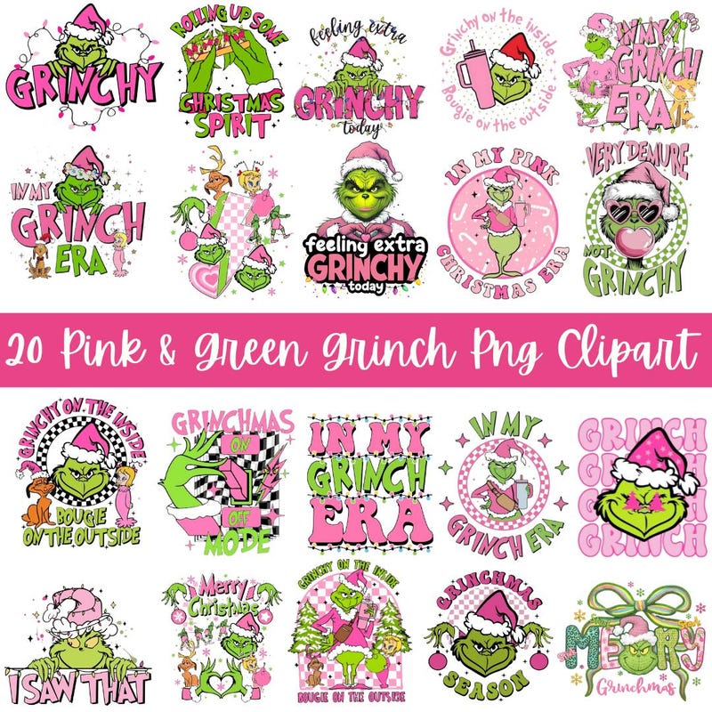 Grinch pink - Etsy México