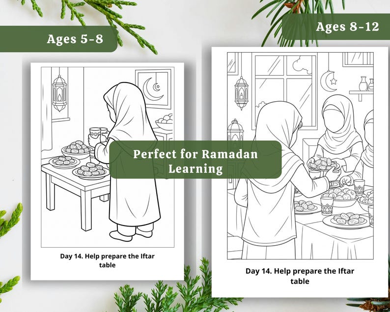 Ramadan Coloring Activities Bundle for Kids | Islamic Good Deeds ...