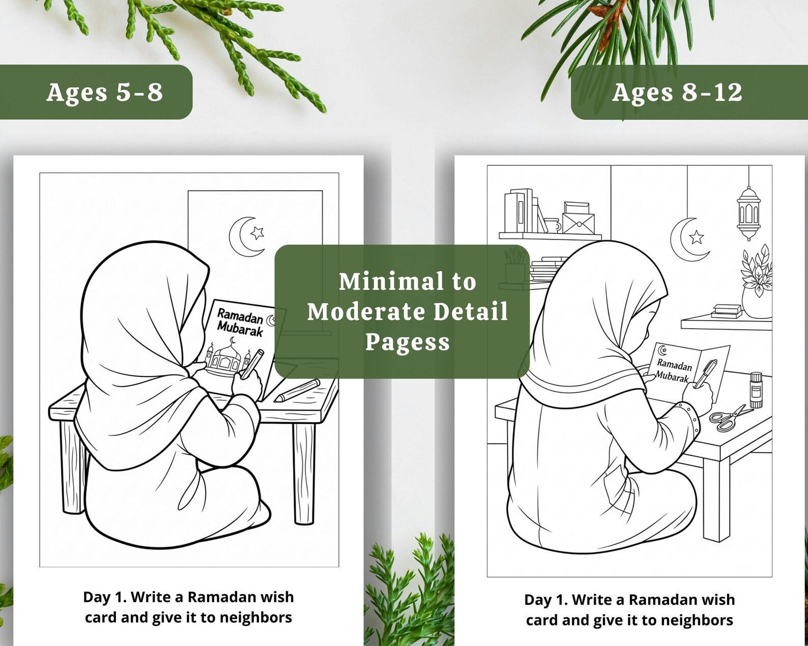 Ramadan Coloring Activities Bundle for Kids | Islamic Good Deeds ...