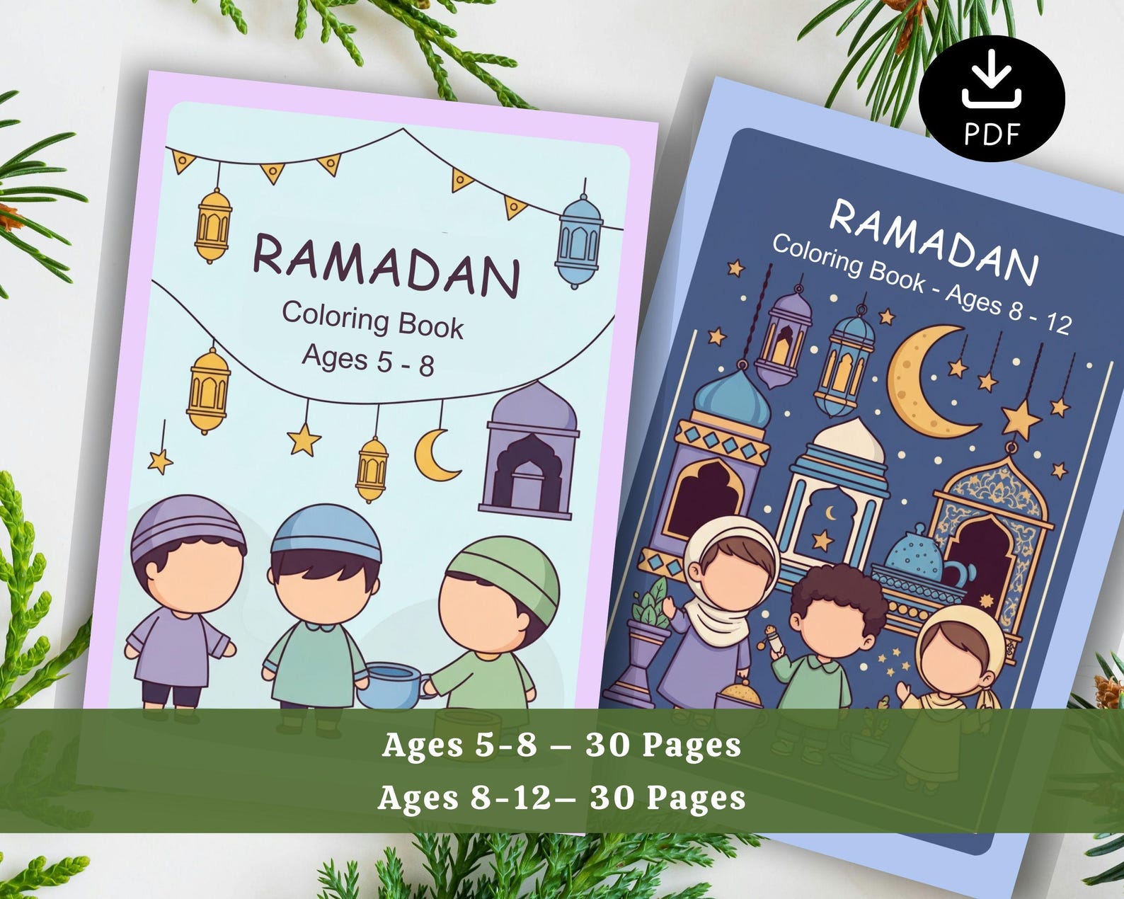 Ramadan Coloring Activities Bundle for Kids | Islamic Good Deeds ...