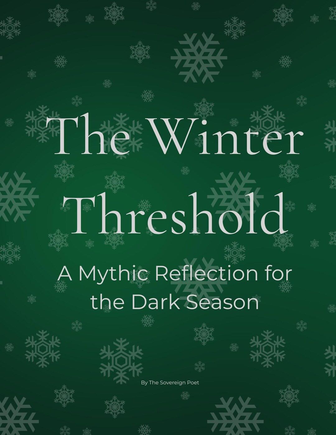 The Winter Threshold— A Mythic Reflection for the Dark Season | 2 Page ...