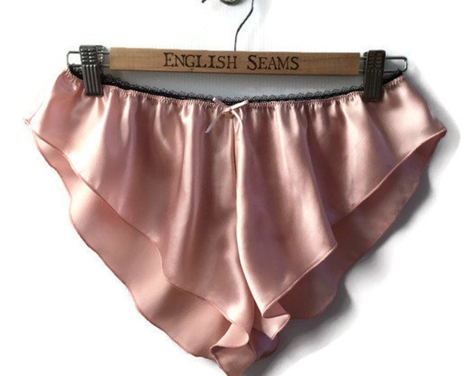 Tap Pants, Silk French Knickers, Blush Pink Tap Panties, Ladies Silk ...