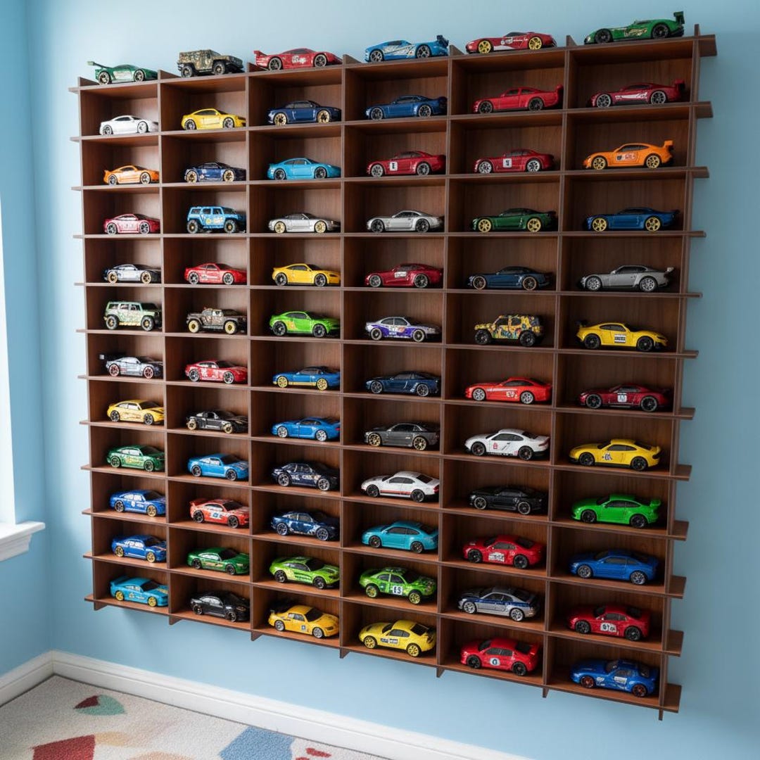 Toy Car Wall Shelf, Model Car Organizer, Toy Car Display Shelf, Model ...