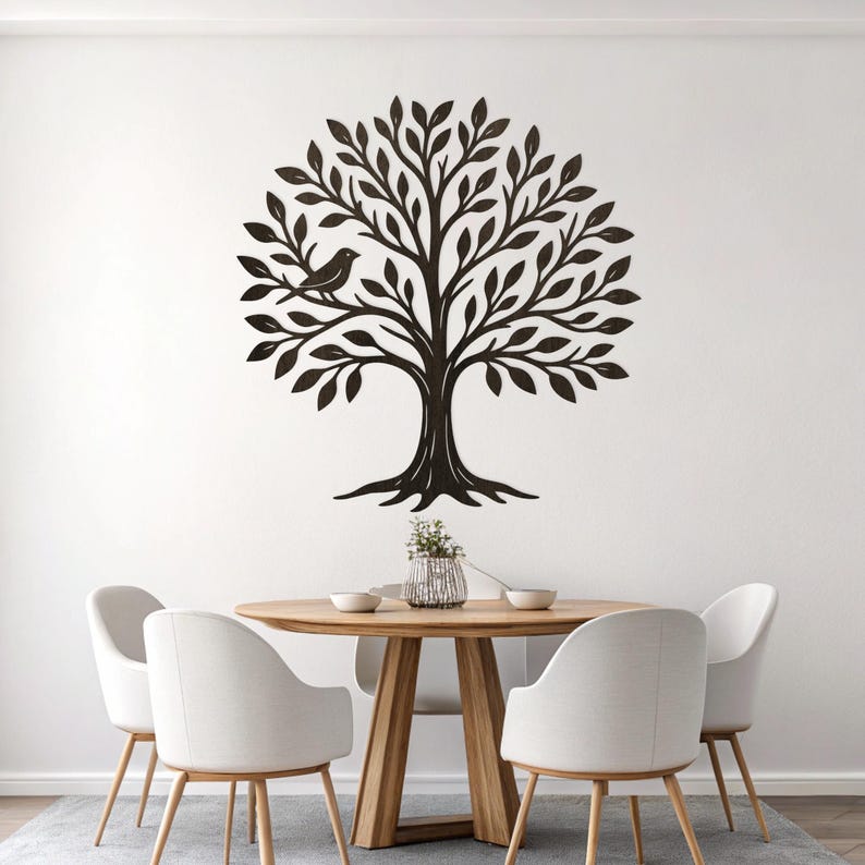 Tree With Birds Wall Art Large Tree Of Life Wall Art Giant Tree Of