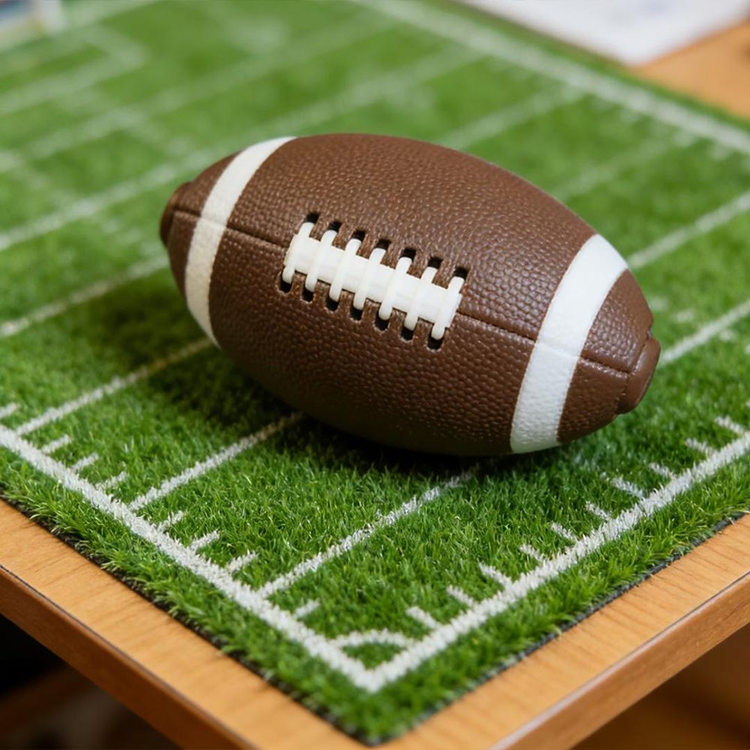 3D Printed American Football Spinner - Sports Fidget Toy Stress Relief ...