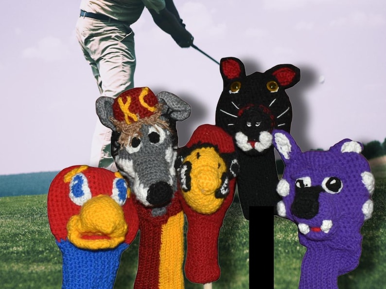 Mascot Inspired Golf Club Covers - Etsy
