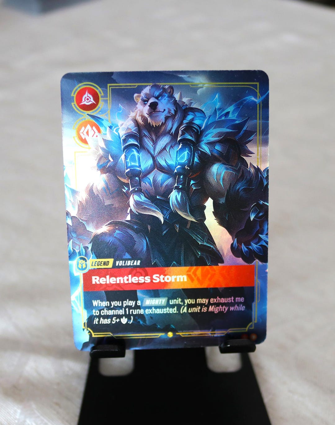 Volibear - Relentless Storm — Riftbound Proxy Card - Etsy