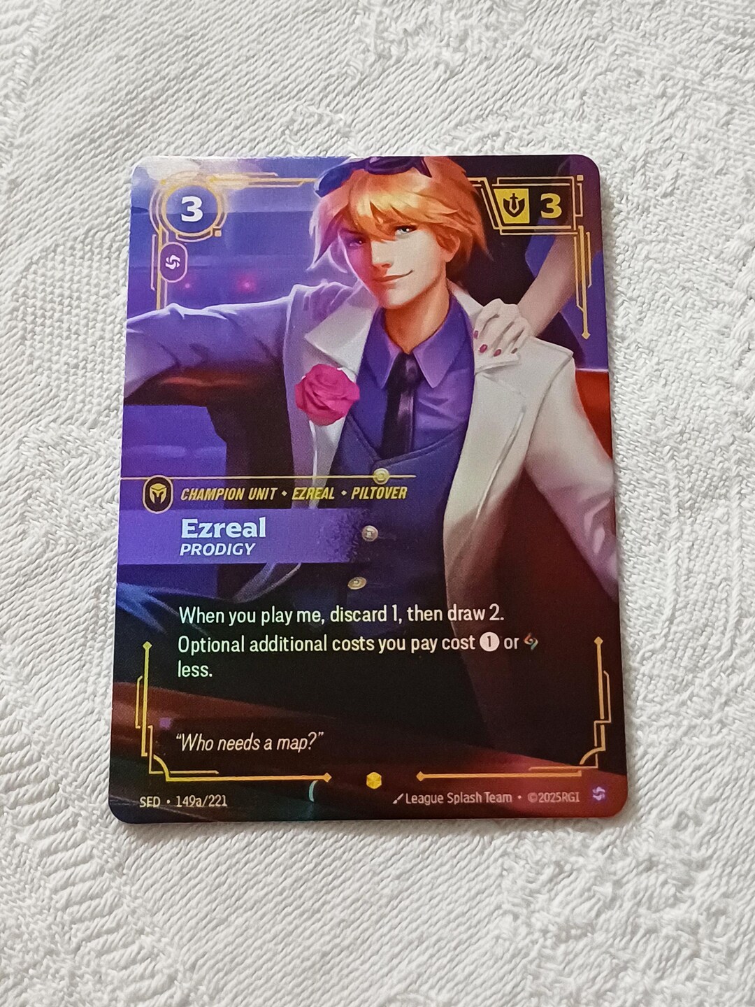 Ezreal - Prodigy — Riftbound Proxy Card — SFD 149a - Etsy