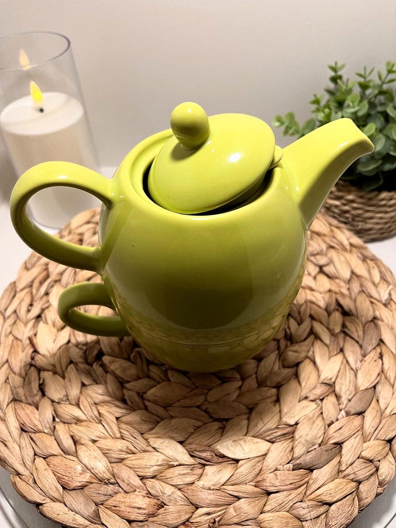 Ensemble Théière Solitaire Price & Kensington – Tea for One Set – Vert ...