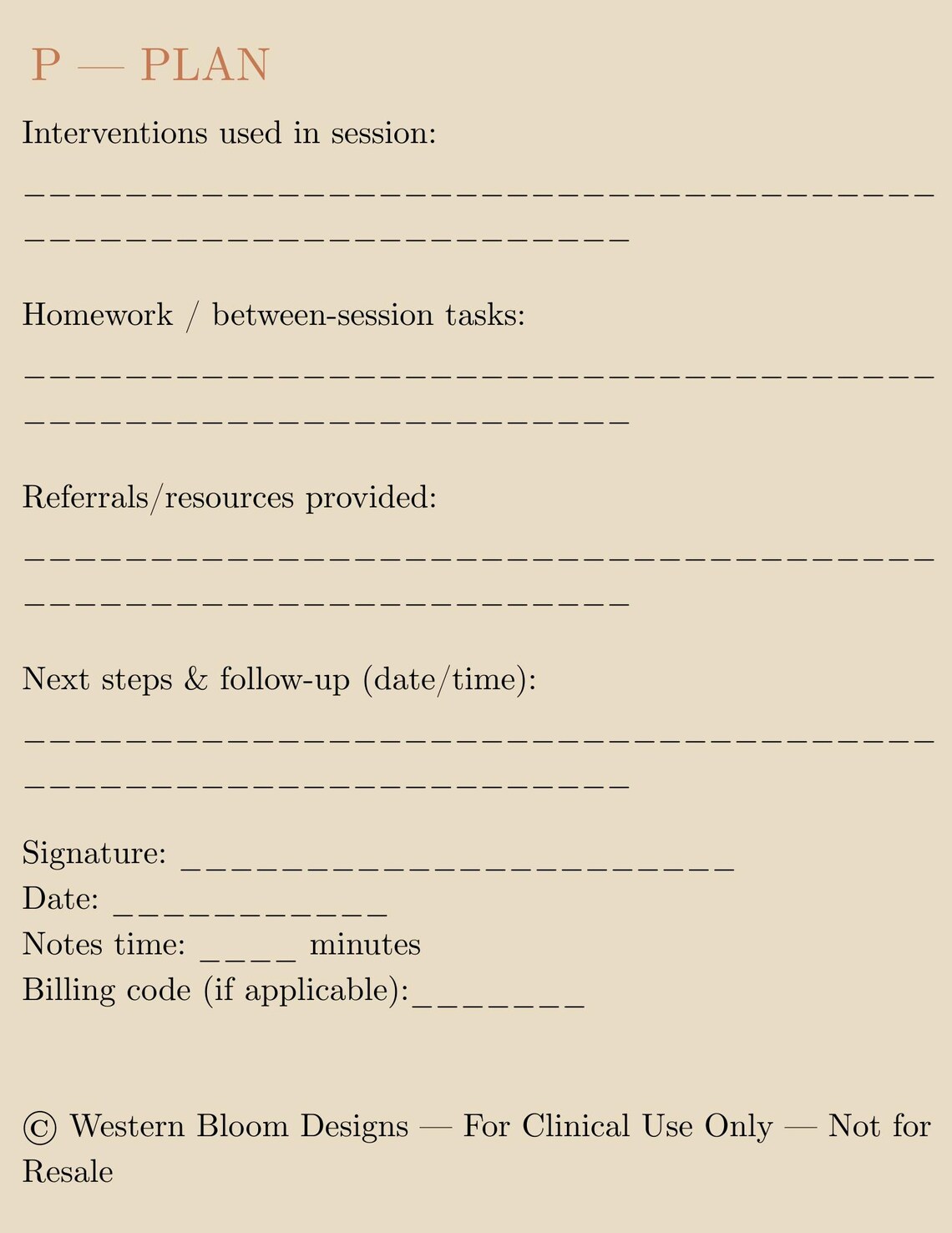 SOAP Notes Template | Social Work Notes | Editable Printable PDF - Etsy