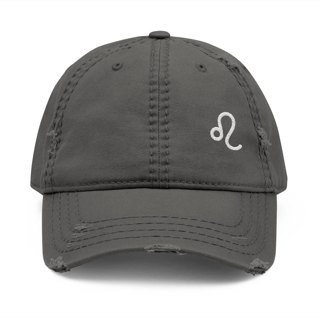 Leo Dad Hat | Zodiac Birthday Gift for Her Him, Embroidered Distressed ...