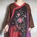 Autumn Linen Maxi Dress Womens Dresses Long V Collar Robe - Etsy