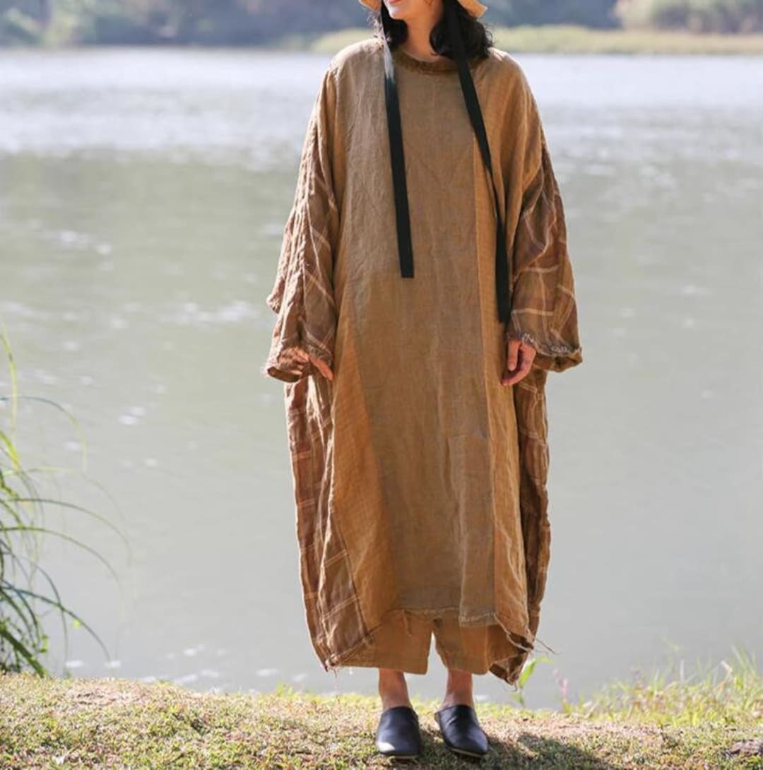 Women Loose Linen Dresses Long Linen Dresses Women Dresses - Etsy