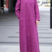 Wool Maxi Dresses, Women Dresses With Pockets, Loose Fitting Winter ...