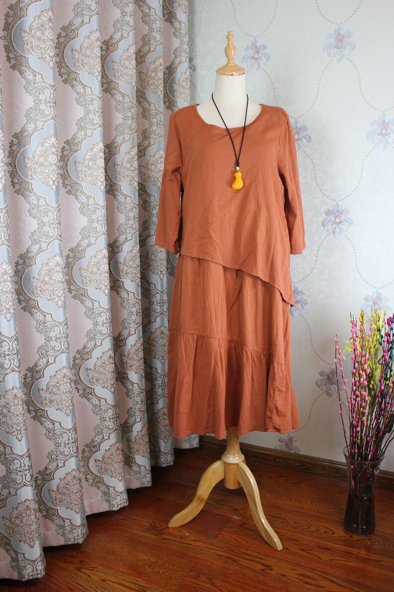 Dress for Women Cotton Long Dress Soft Comfortable Dress - Etsy