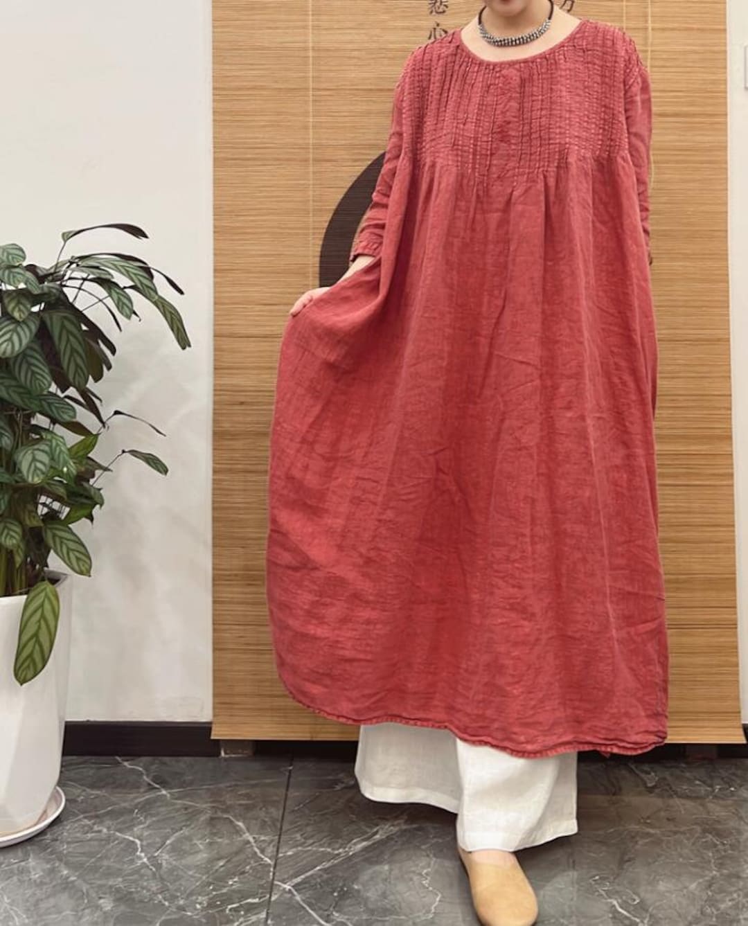 Loose Linen Dresses, Long Linen Dress, Womens Dress, Casual Dress ...