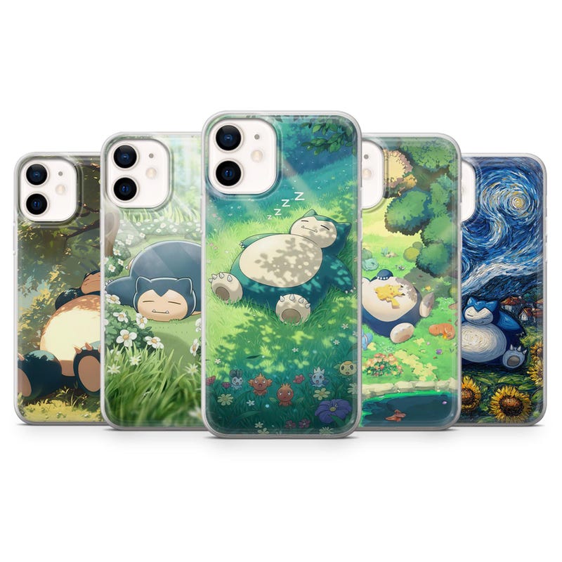 iPhone 15 Case Snorlax - Etsy