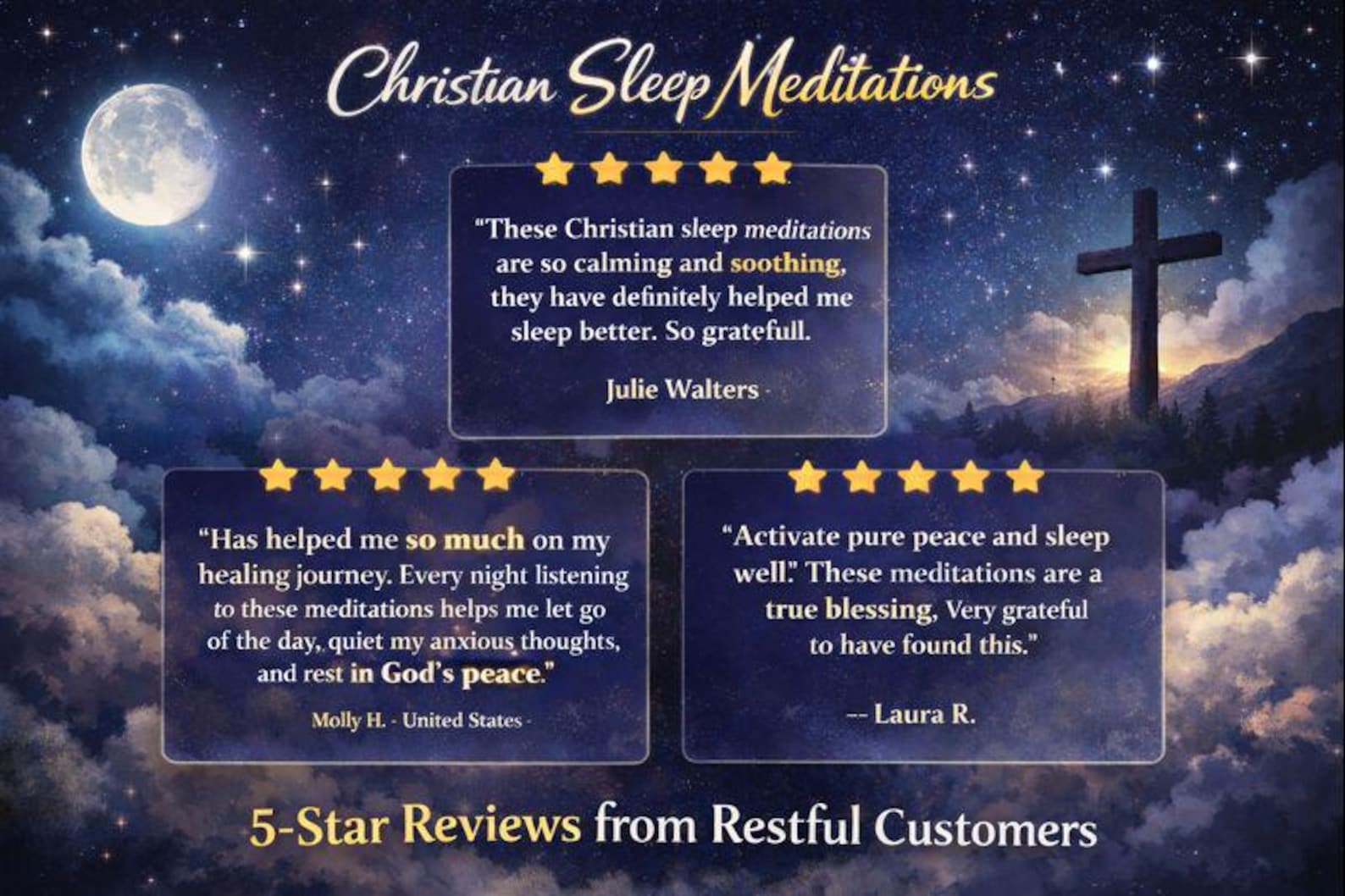 Christian Sleep Meditations Mega Bundle | Parts 1–3 Complete Collection ...