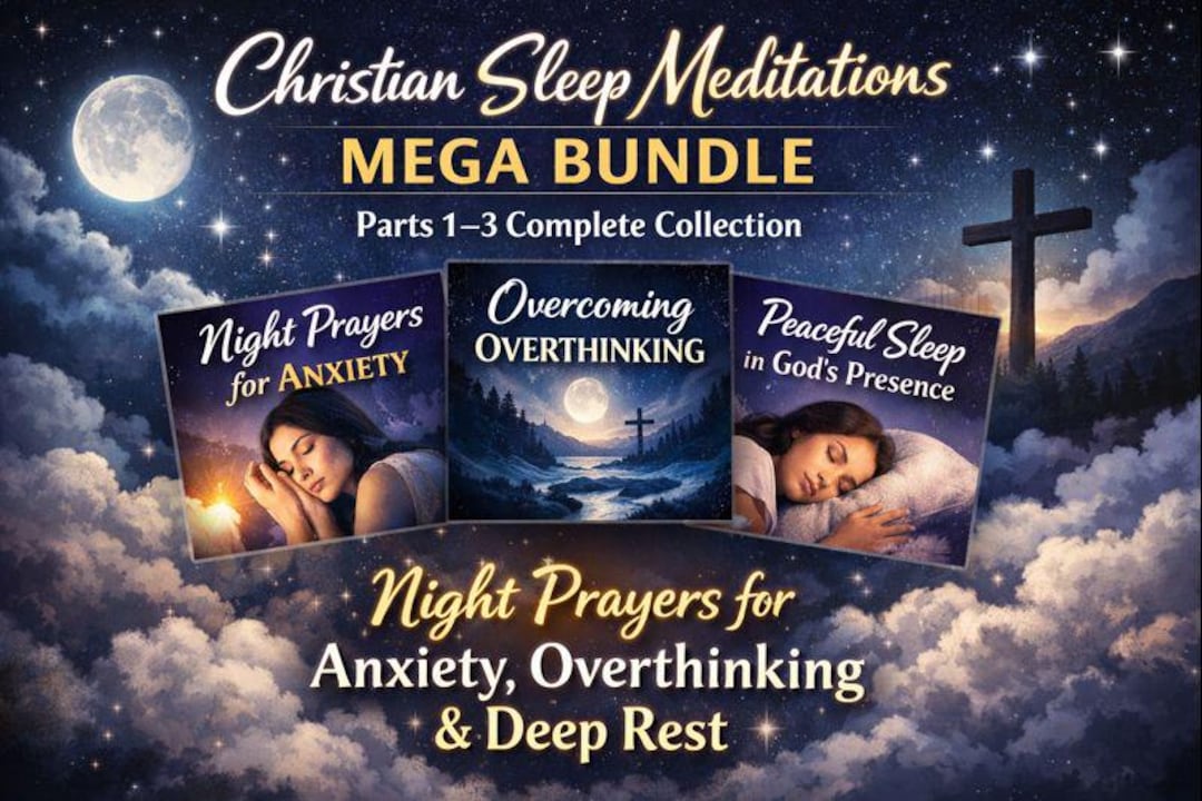 Christian Sleep Meditations Mega Bundle | Parts 1–3 Complete Collection ...