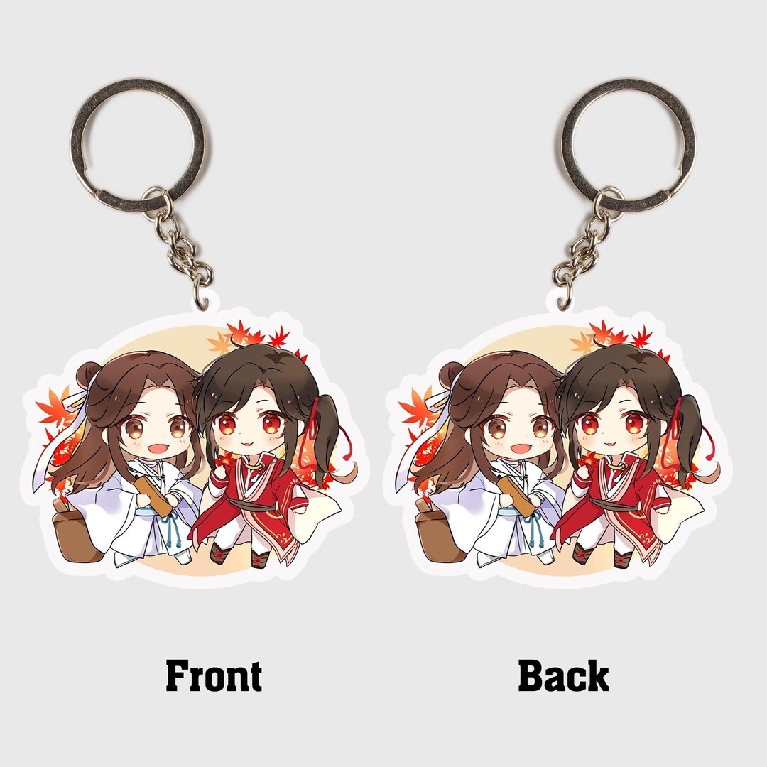 Heaven's Official Blessing Couple Shape 2-side Printed Acrylic Keychain ...