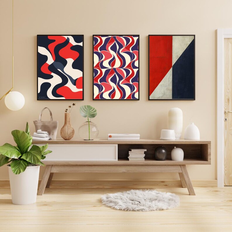 80+ Patriotic Art Prints Bundle, Red White Blue Americana Decor ...