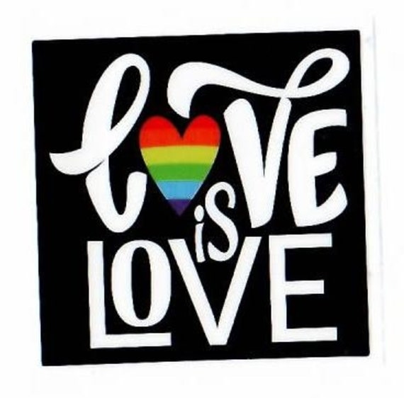 Paper And Party Supplies Rainbow Love Sticker Gay Pride Parade Lesbian