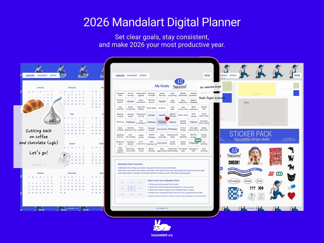 2026 Digital Planner for iPad & Goodnotes · Hyperlinked Productivity ...
