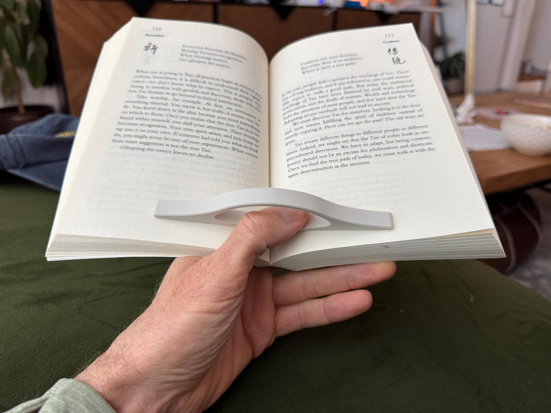 Ergonomic Thumb Book Page Holder - Etsy