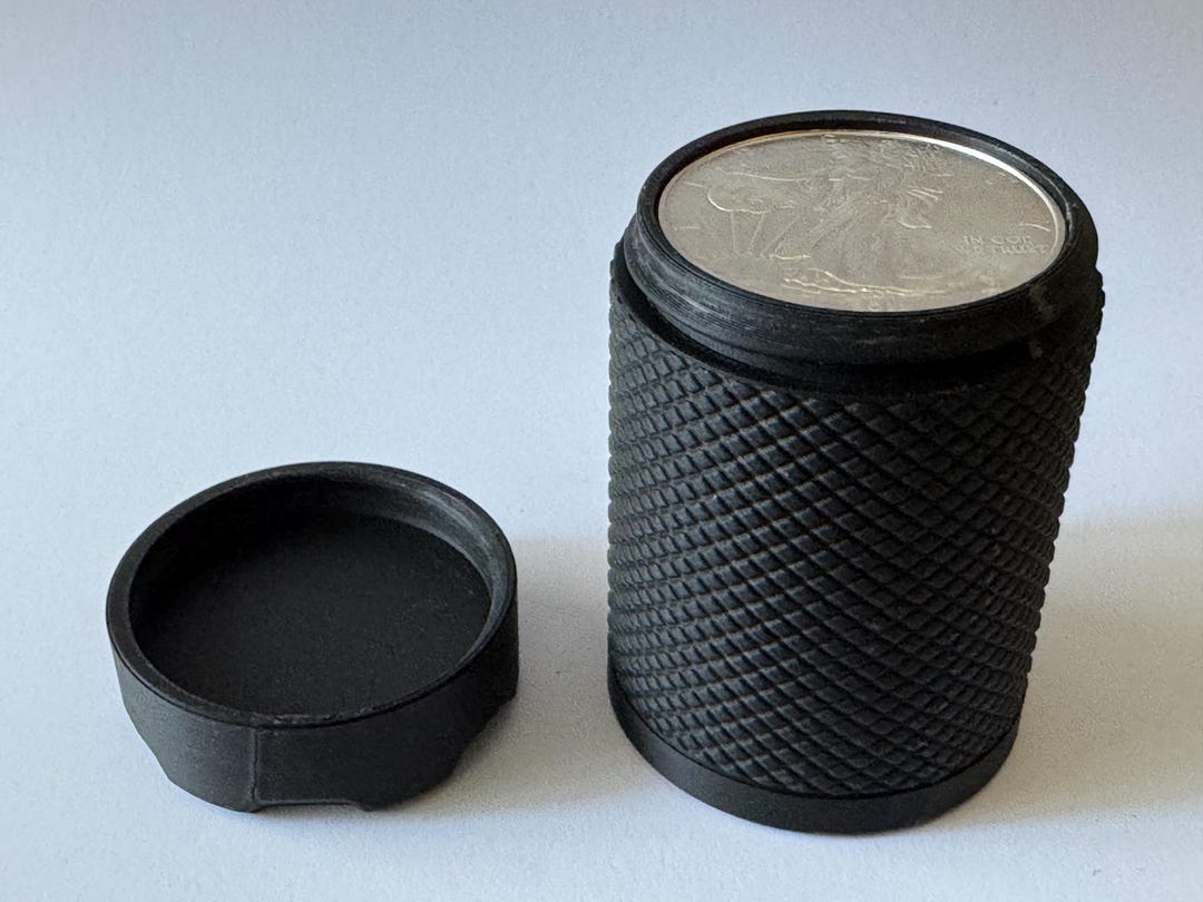 Rugged EDC 1oz Silver Coin Container - Holds 20 Silver American Eagles ...