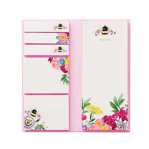 Cute Bee Sticky Notes Memo Folio - Perfect for Organizing and Reminders ...