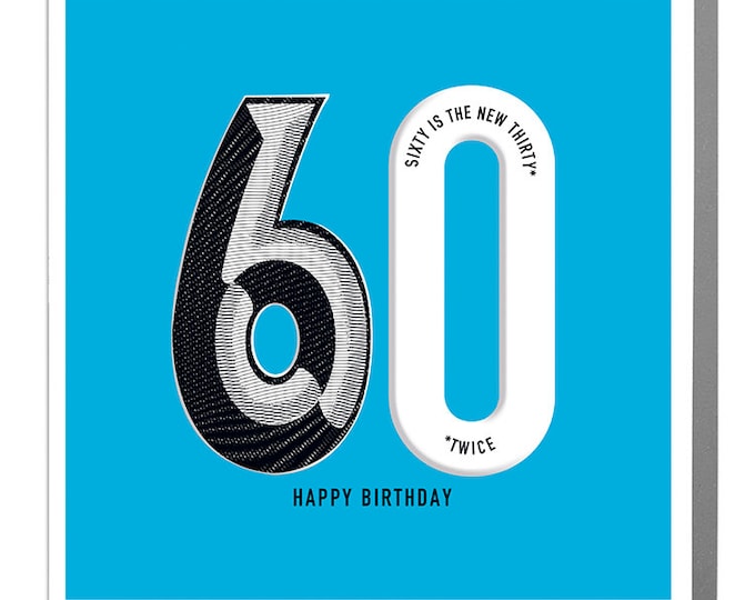 60 and Still Rocking It 60th Birthday Card Cassette Tape Funny 60th ...