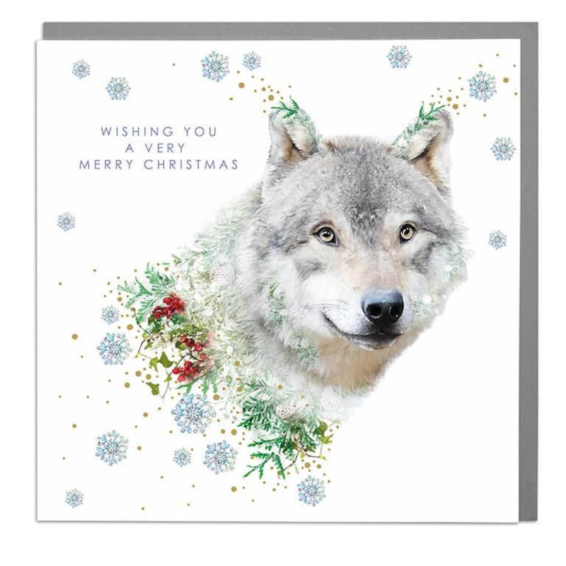 Wolf Card - Etsy