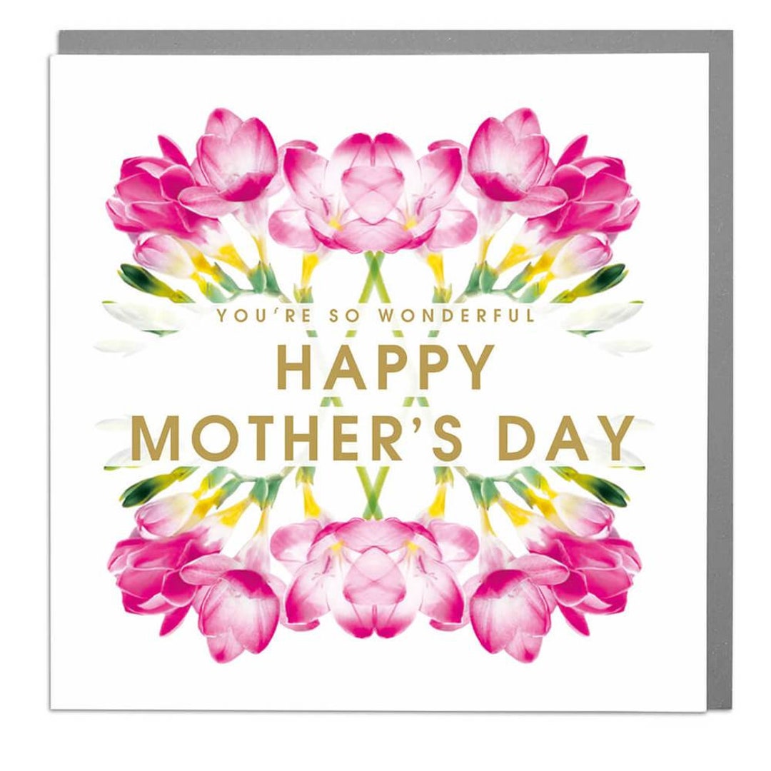 You're so Wonderful Happy Mother's Day Card - Etsy