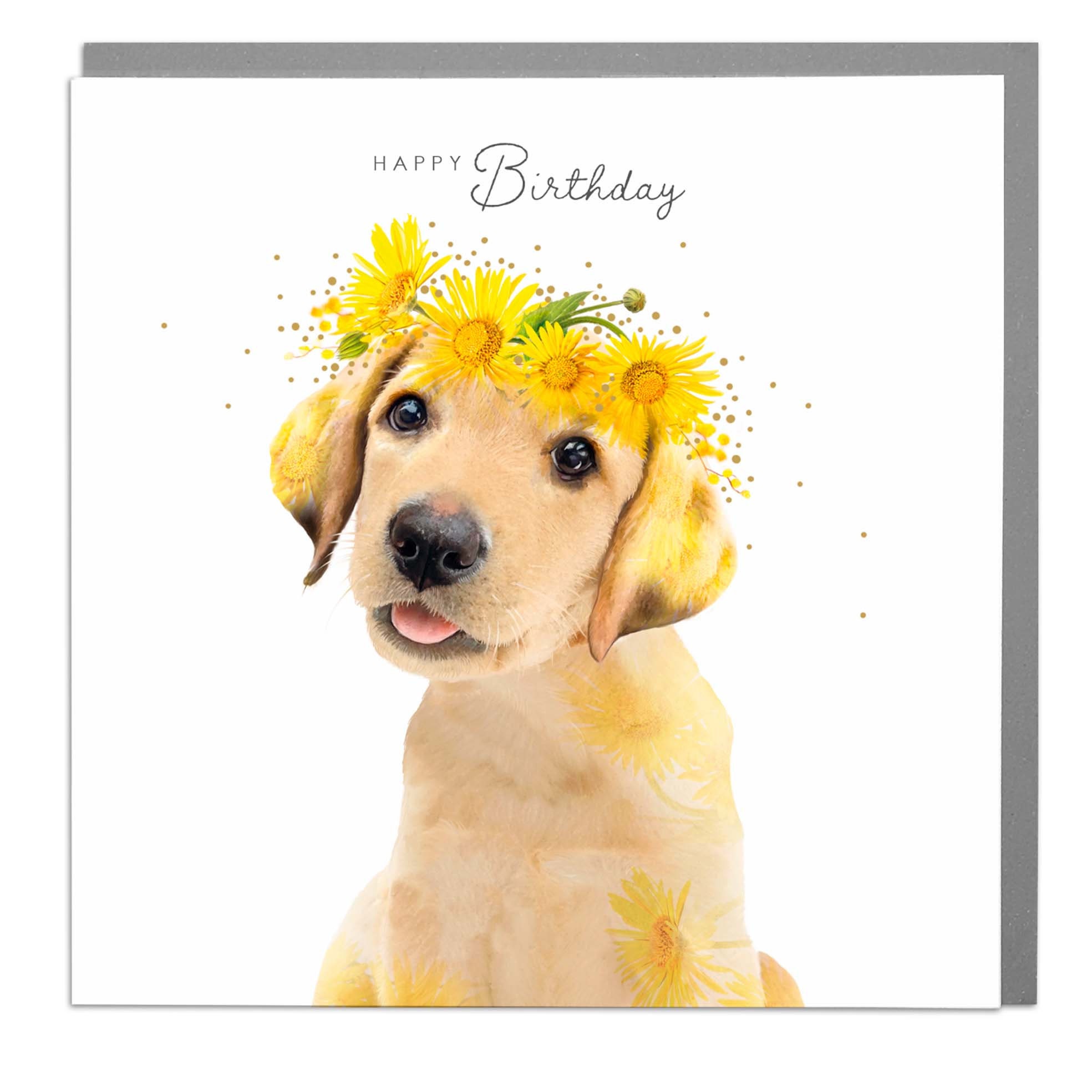 Happy Birthday Yellow Lab