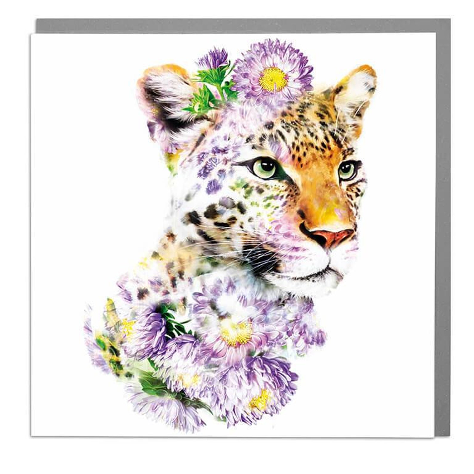 Leopard Card - Etsy