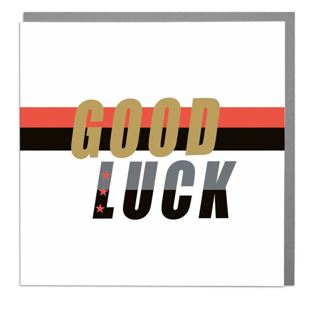 Good Luck Card - Etsy
