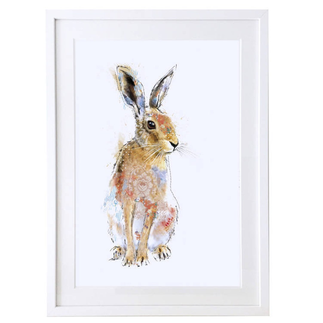 Hare Art Print - Etsy