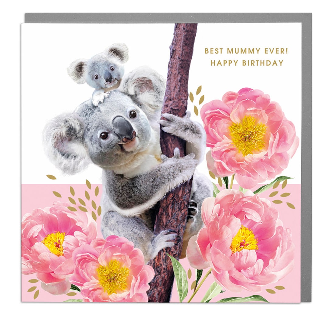 Koalas Best Mummy, Mum Birthday Card - Etsy