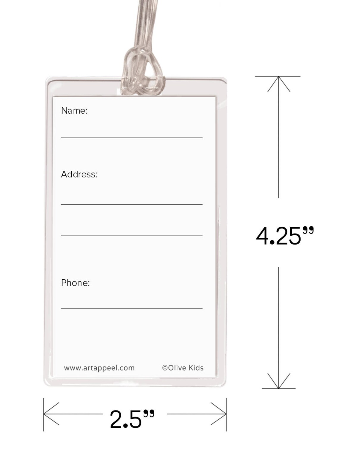 Kids Personalized Big Top Name Tag Set Kid's Circus Name | Etsy