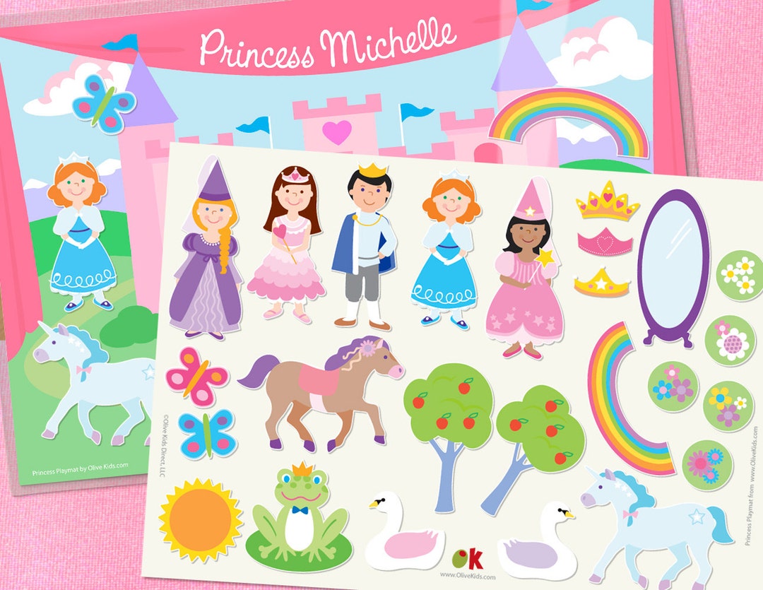 Personalized Princess Play Mat - Etsy
