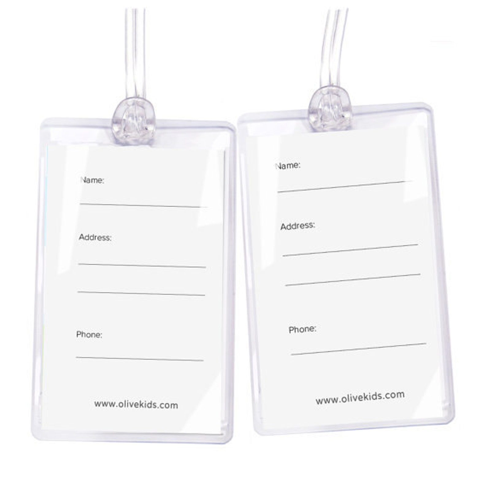 Girl's Personalized Tea Party Name Tag Set - Etsy